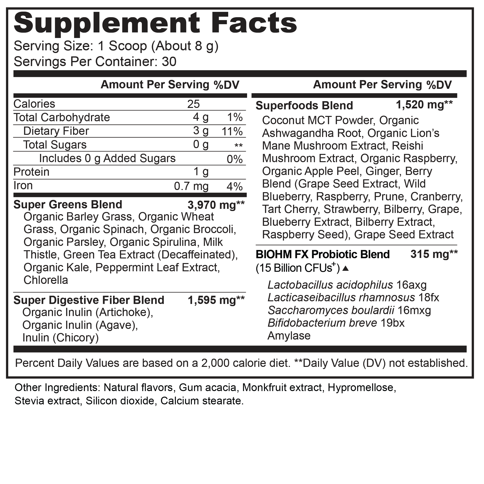 Super Foods Bundle | Super Greens & Super Reds Powder | BIOHM Health