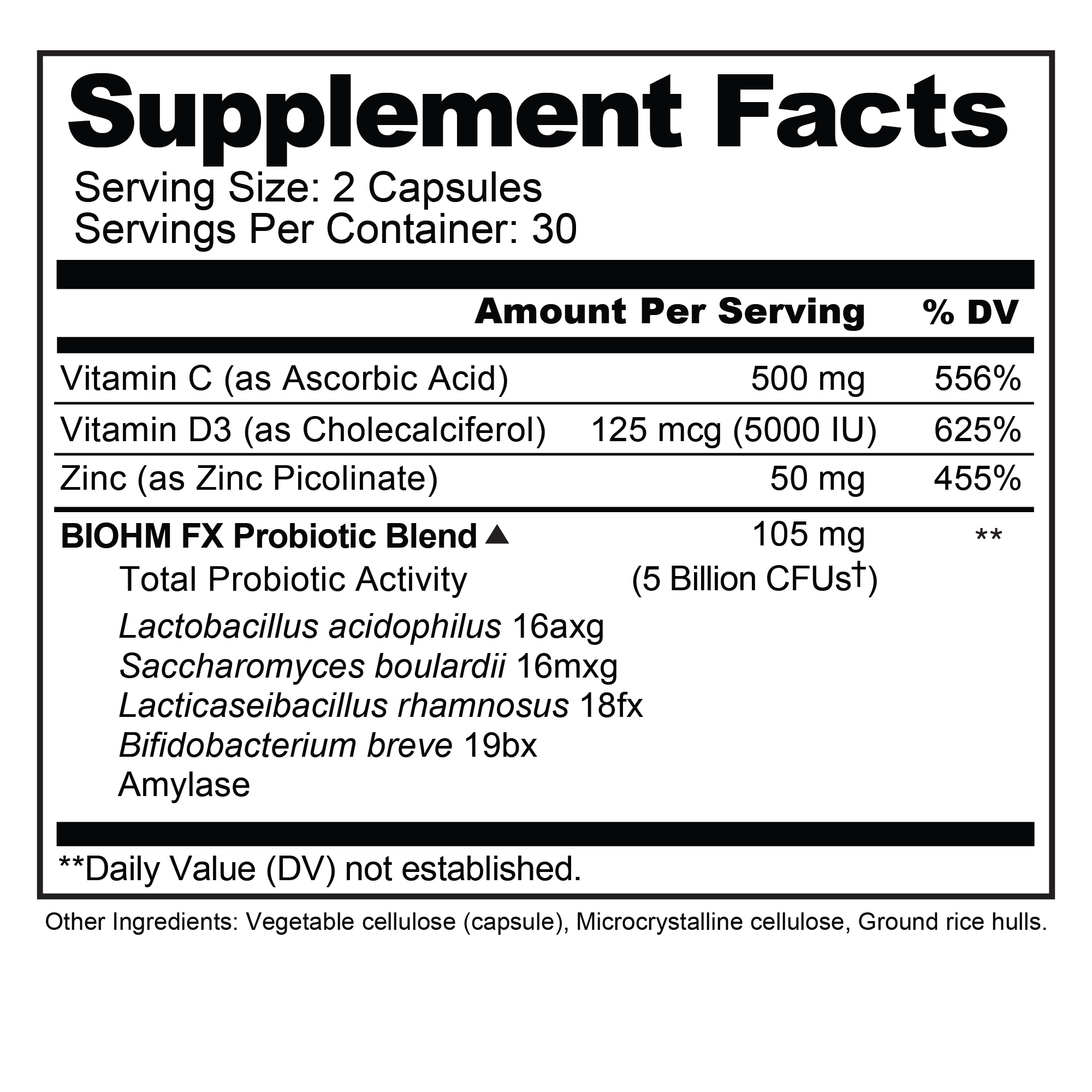 Immunity Probiotic Supplement | BIOHM Health