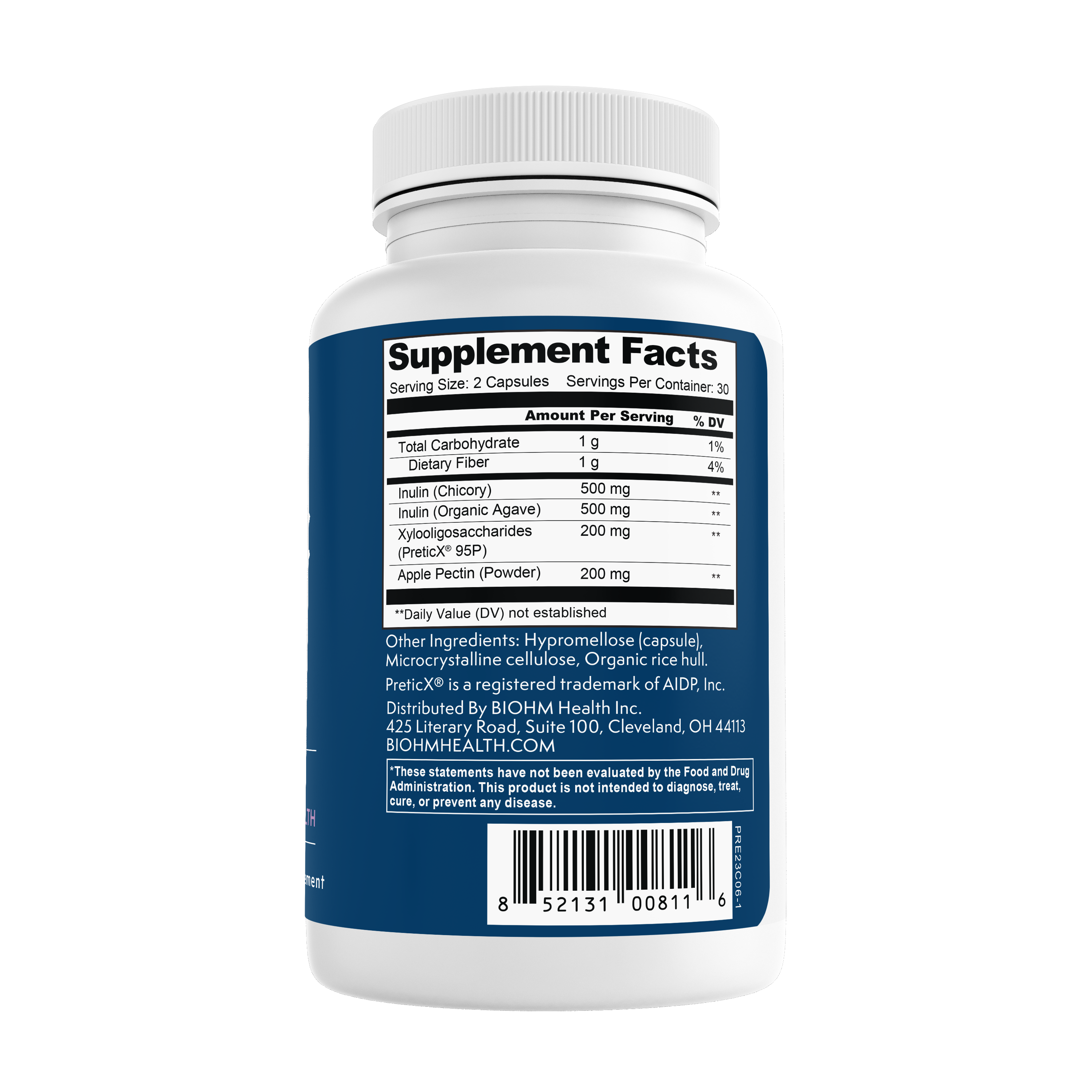 Prebiotic Supplement | Prebiotic Powder | BIOHM Health