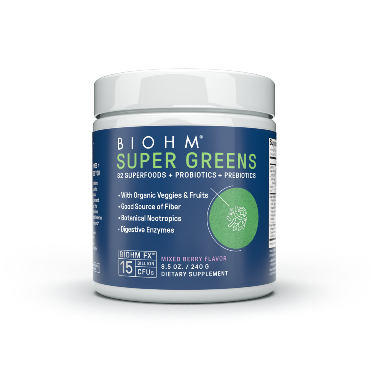 Super Greens with Probiotics | Super Greens Powder | BIOHM Health