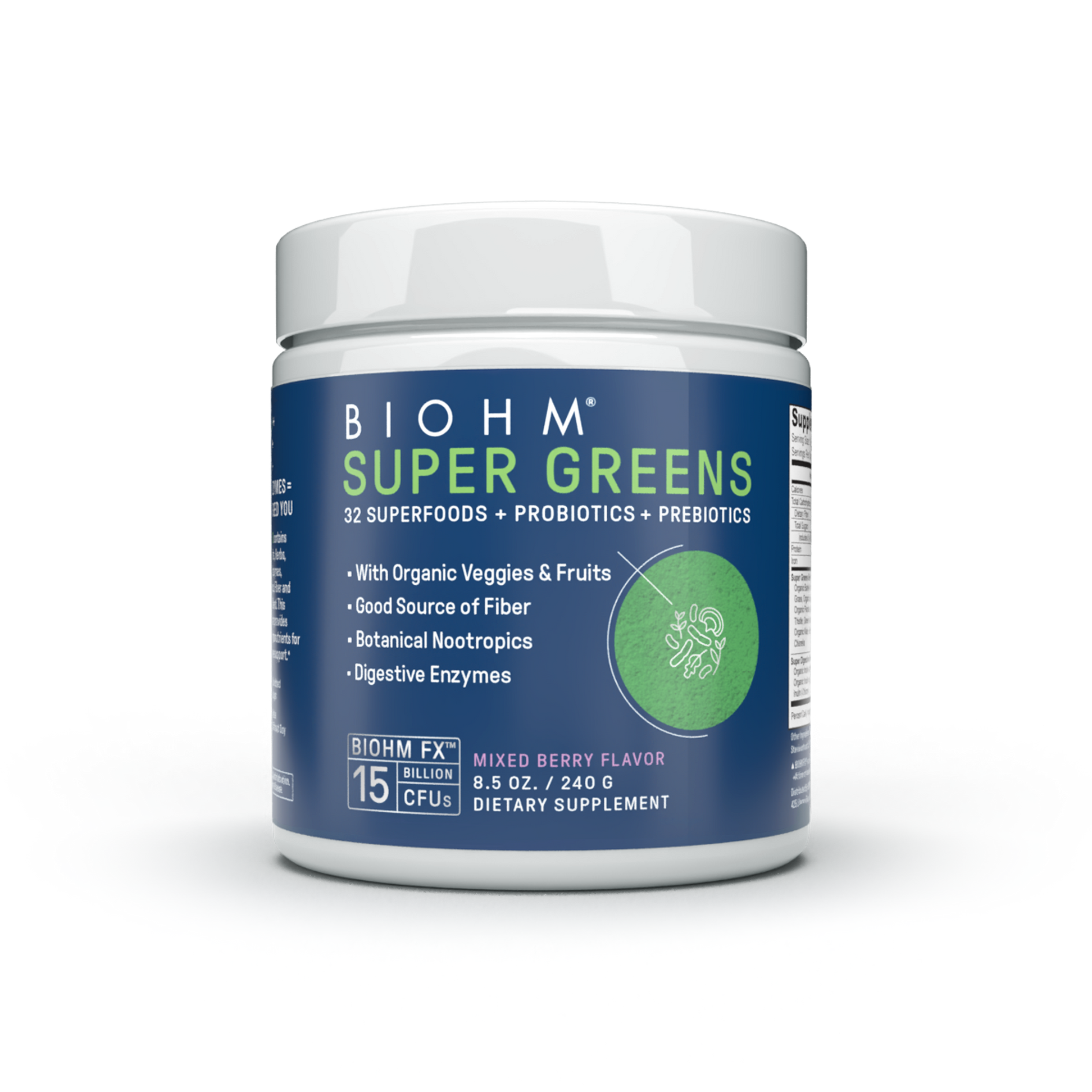 Super Greens with Probiotics | Super Greens Powder | BIOHM Health