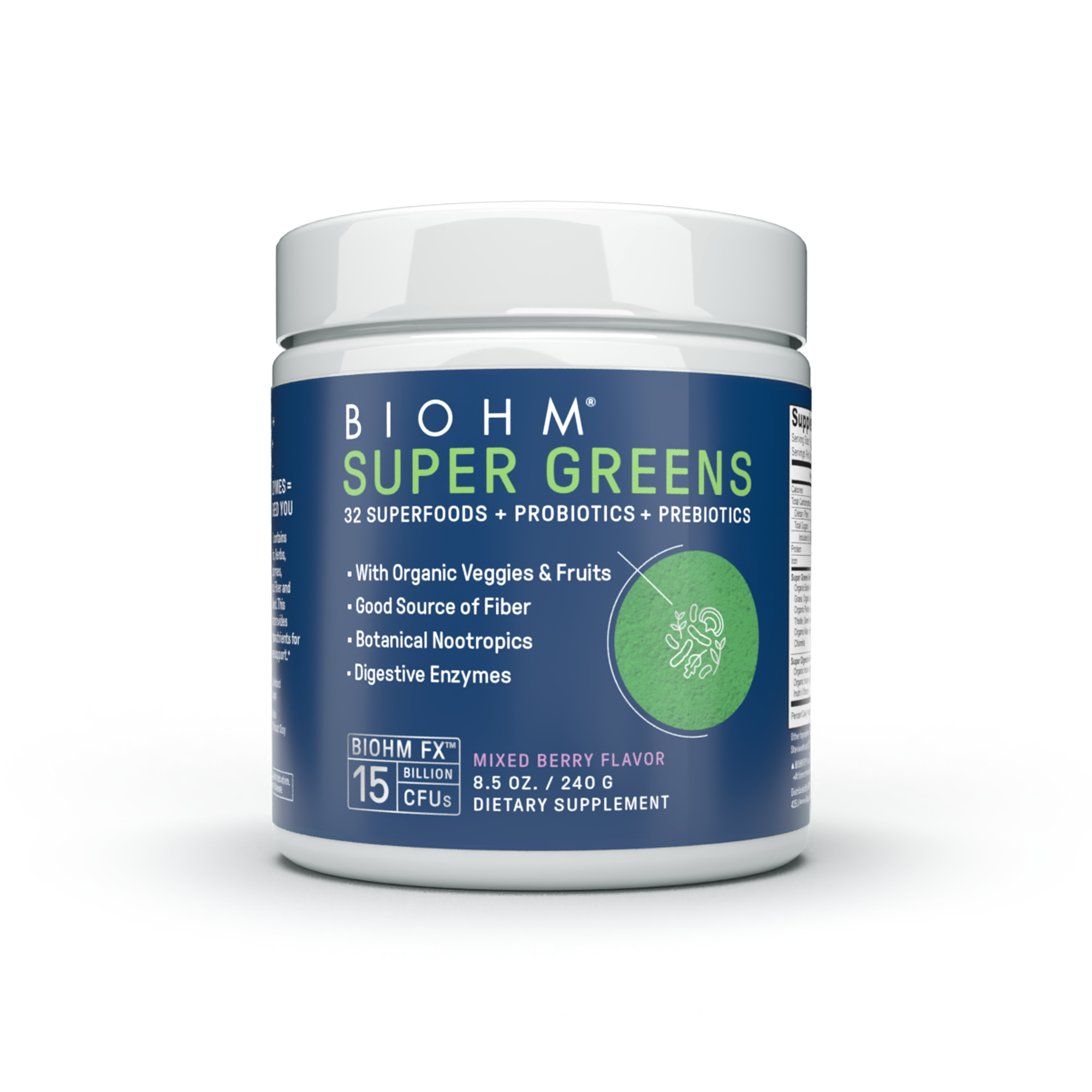 Super Greens with Probiotics | Super Greens Powder | BIOHM Health