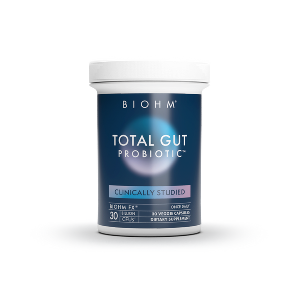 Total Gut Probiotic Supplement for Total Gut Health | BIOHM Health