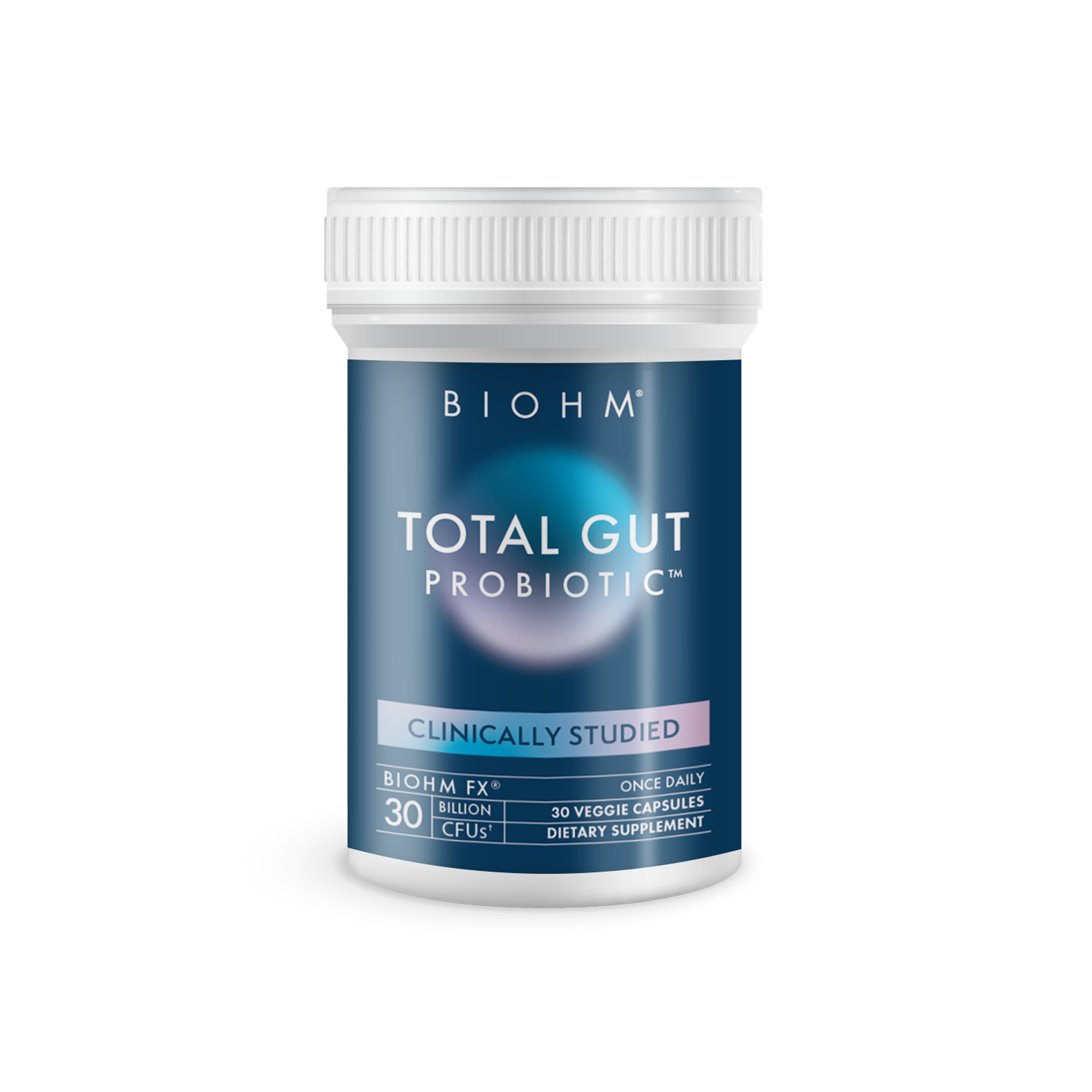 Total Gut Probiotic Supplement for Total Gut Health | BIOHM Health