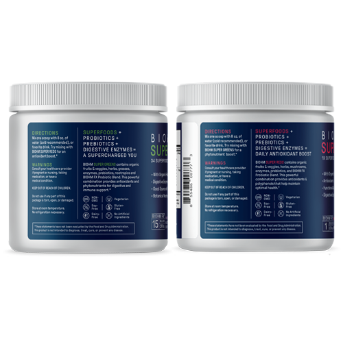 Super Foods Bundle | Super Greens & Super Reds Powder | BIOHM Health